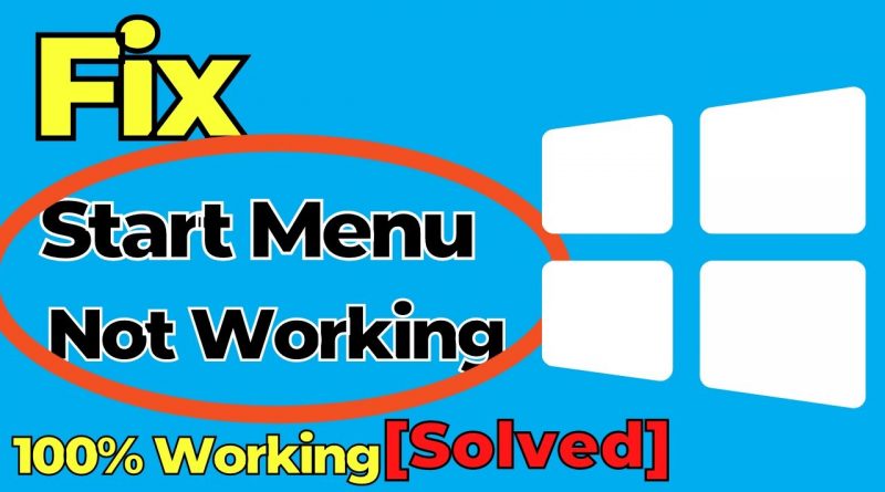How to Fix START MENU/Windows ICON Not Working on Windows 10 2021 ... How to Fix START MENU/Windows ICON Not Working on Windows 10 2021 ...