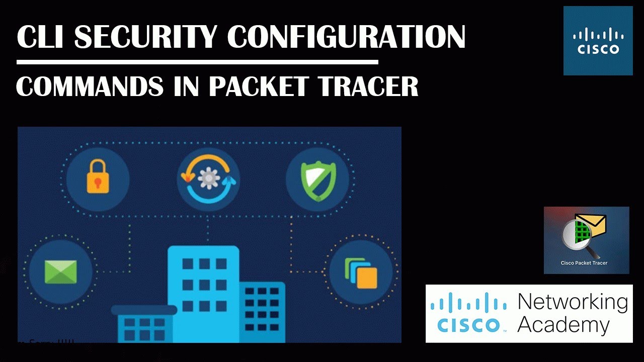 Cli Security Configuration Commands In Packet Tracer Tecademy